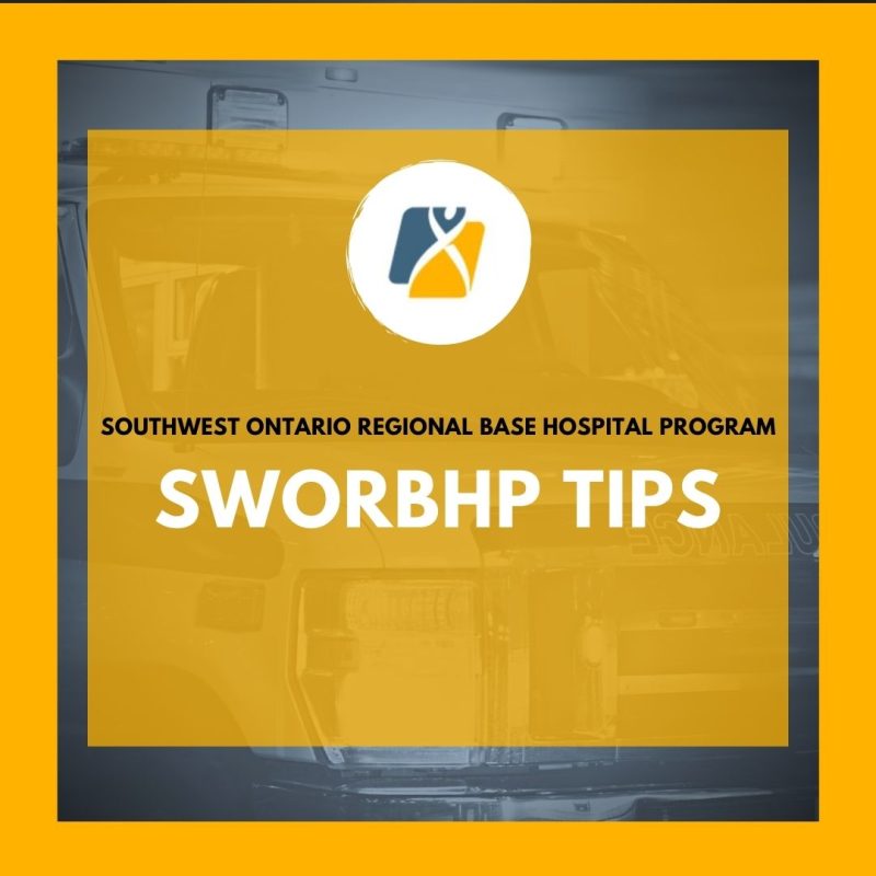 CME – Southwest Ontario Regional Base Hospital Program (SWORBHP)