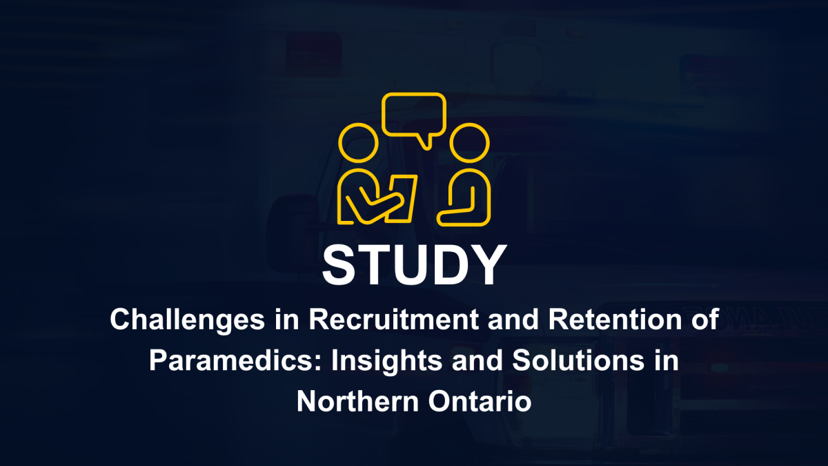 Southwest Ontario Regional Base Hospital Program (SWORBHP) – Leadership of optimal prehospital ...